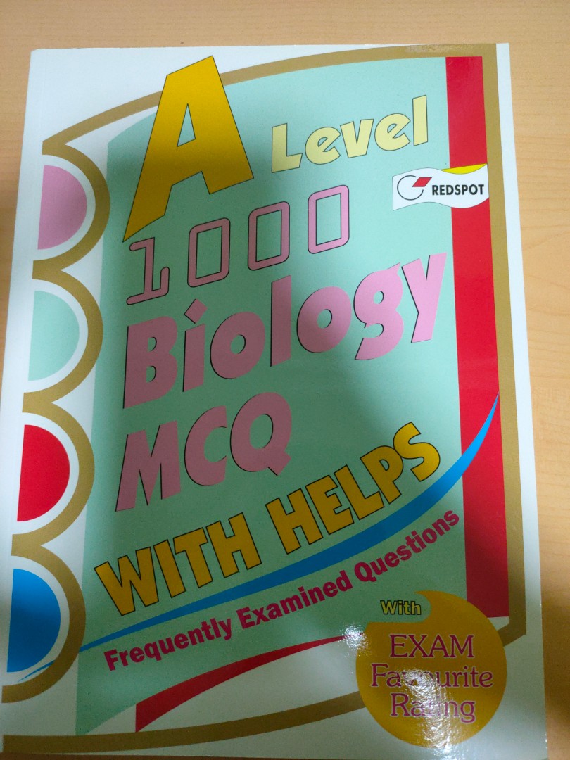 A Level Biology MCQ practice book, Hobbies & Toys, Books & Magazines, Assessment Books on Carousell