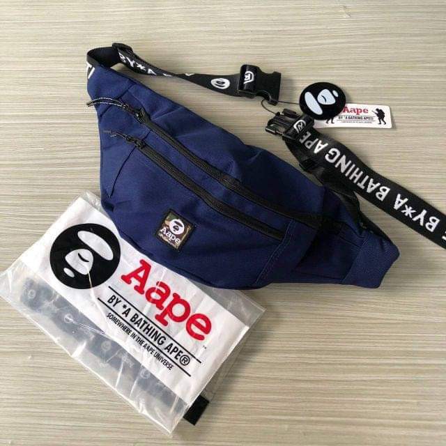 Aape bathing ape cross body bag and waist bag, Men's Fashion, Bags ...