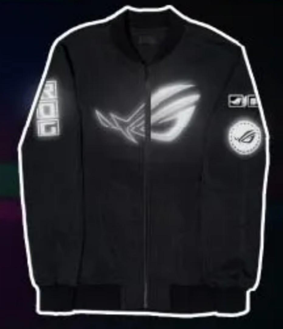 Asus ROG Reflective Bomber Jacket, Men's Fashion, Coats, Jackets and ...