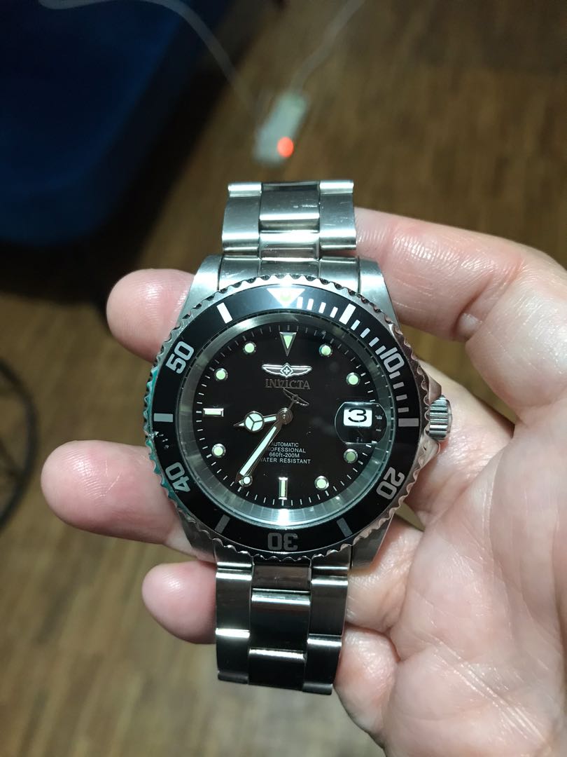 Authentic Invicta Automatic Professional Kinetic 200M Mens Watch ...