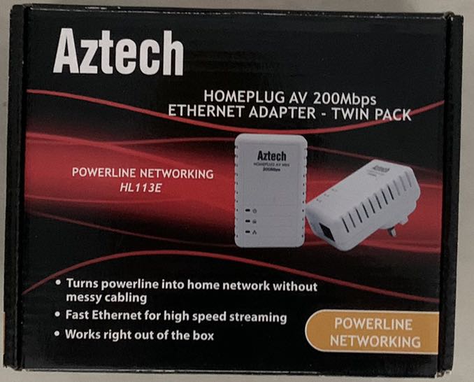 Aztech HL113E Homeplug, Computers & Tech, Parts & Accessories, Other ...