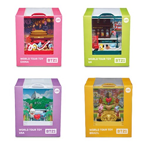 BT21 World Tour Action Figures, Hobbies & Toys, Memorabilia ...