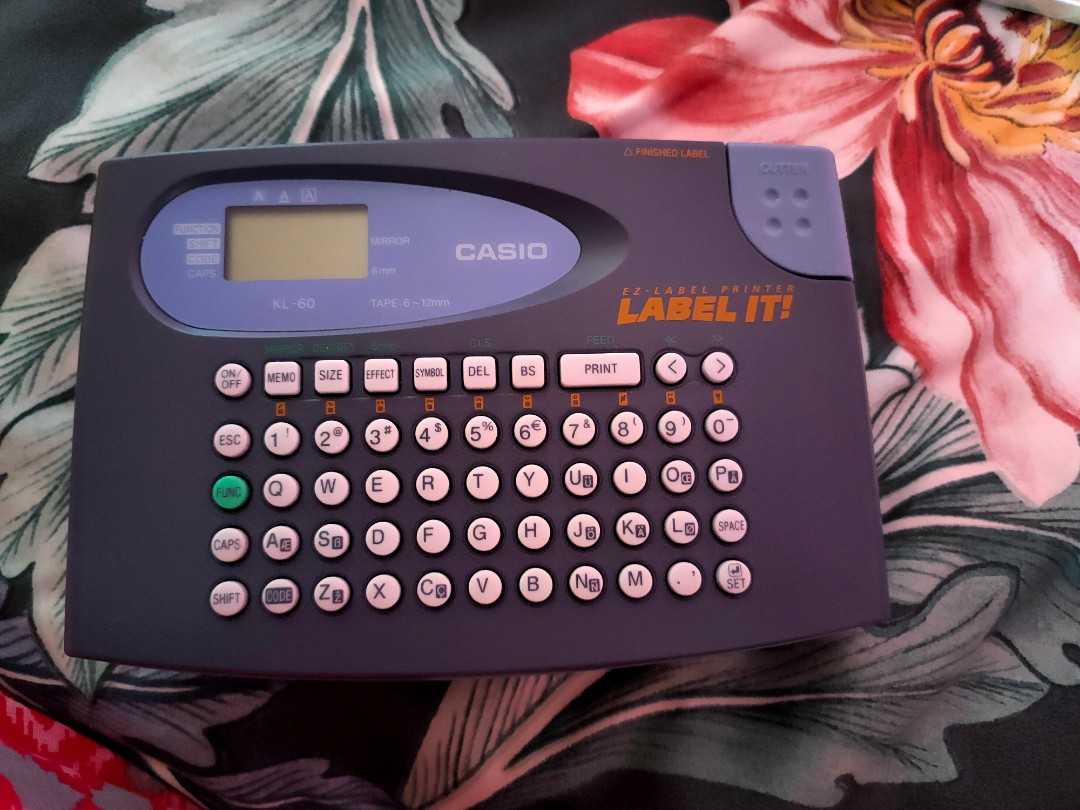 CASIO Label it machine model KL-60, Hobbies & Toys, Stationery & Craft ...