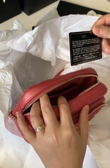 Chanel Iridescent Red Camera Bag, Women's Fashion, Bags & Wallets ...