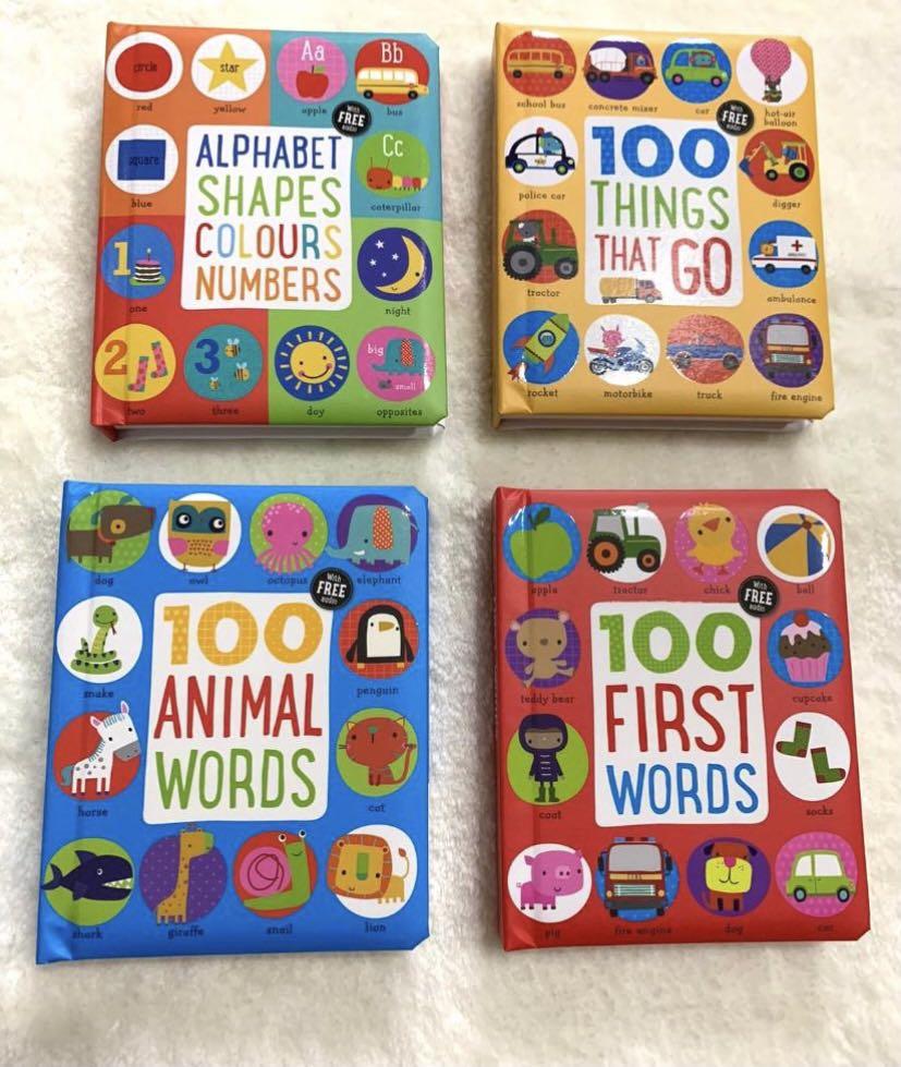 Children/toddler - 100 First Word collection board book series ...