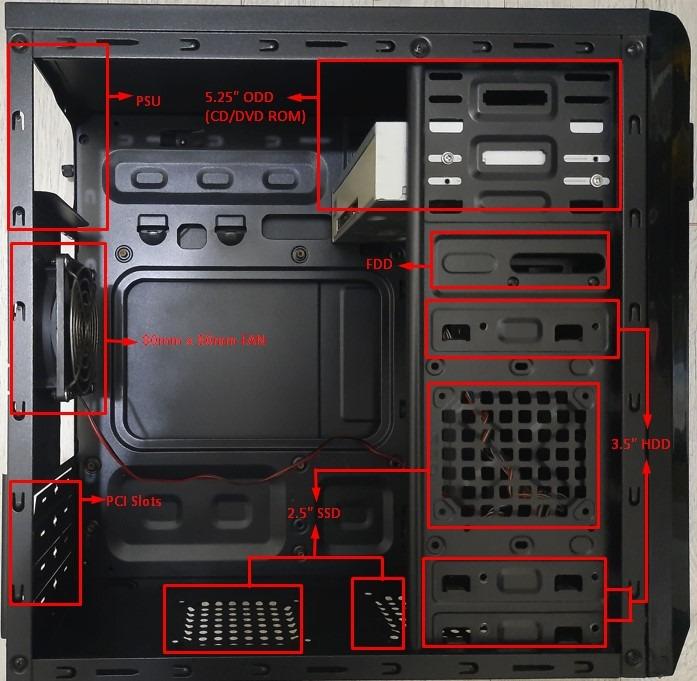 CPU Case - PowerLogic V1B (Micro ATX / Mini ITX), Computers & Tech ...