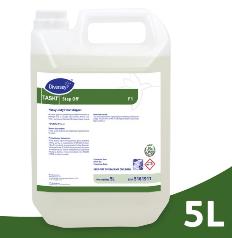 Diversey Step Off Heavy Duty Liquid Floor Stripper 5L (Taski ...