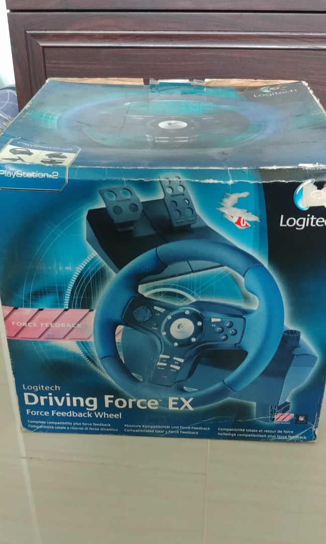 Driving Force EX for PS2, Video Gaming, Gaming Accessories, Controllers ...