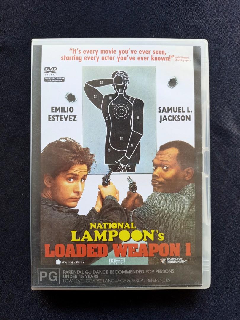 DVD National Lampoon's Loaded Weapon 1, Hobbies & Toys, Music & Media ...