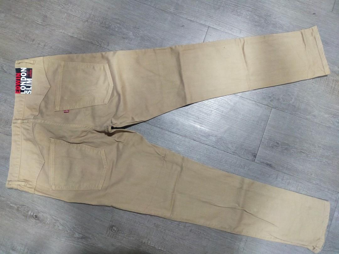 Edwin London Slim Fit in, Men's Fashion, Bottoms, Chinos on Carousell