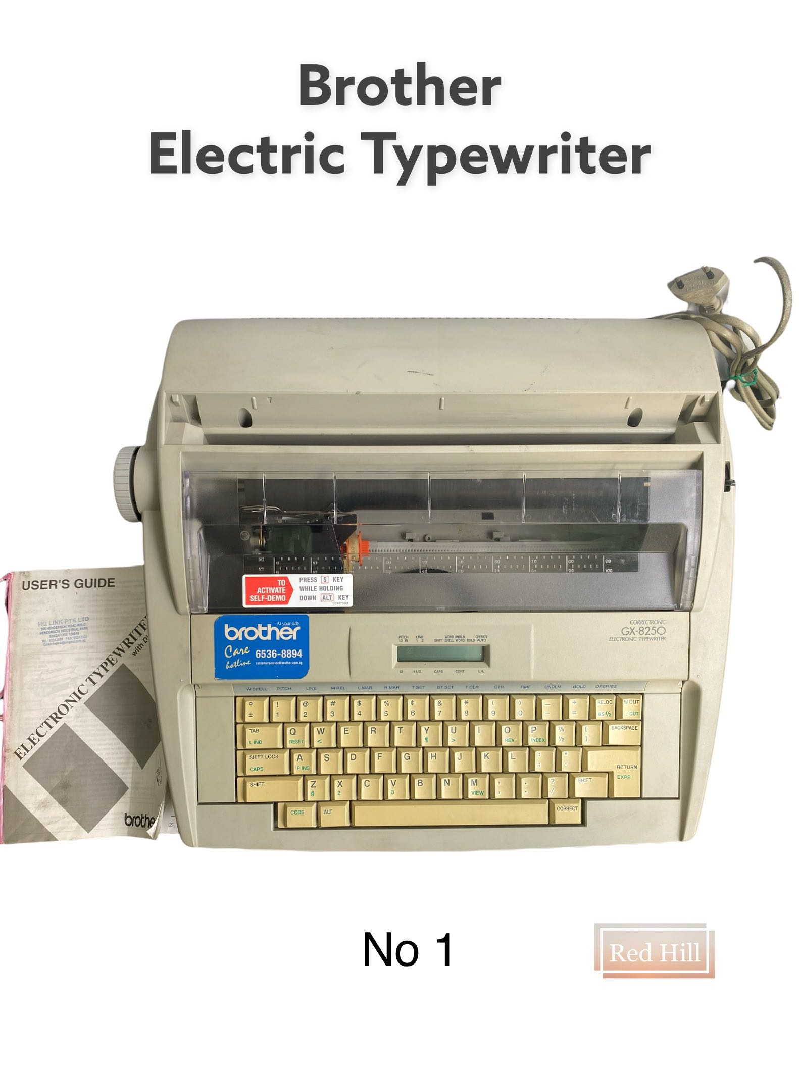Electric Typewriter with free 4 nos of correctable film ribbon ...