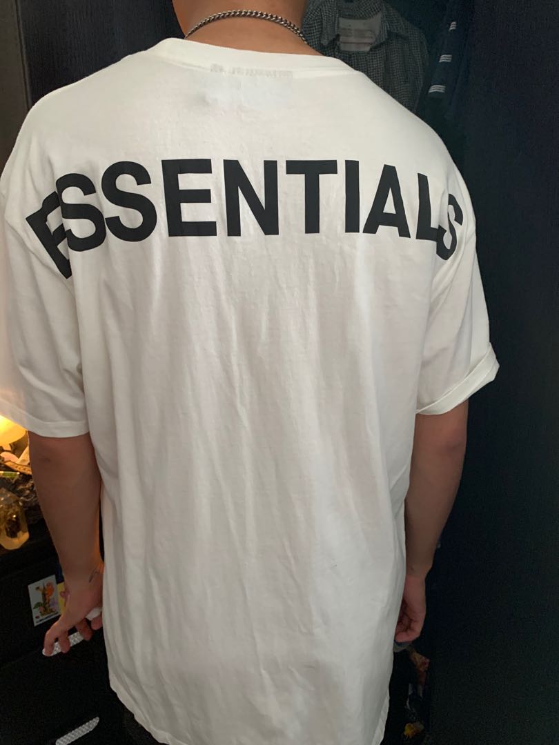 ESSENTIALS t-shirt 3M REFLECTIVE, Men's Fashion, Tops & Sets, Tshirts ...