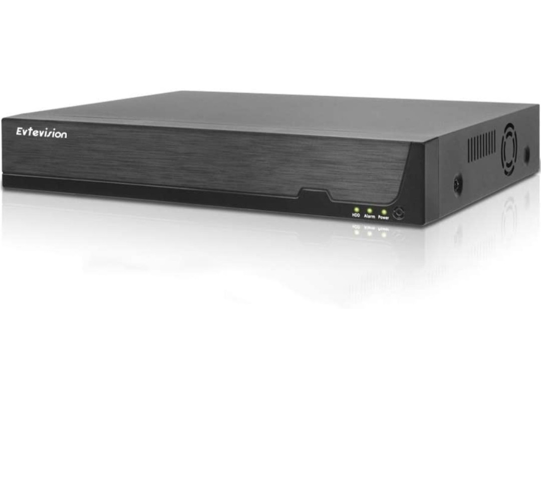 Evtevision 5MP H.265 PoE NVR 16 Channels 1080P/3MP/4MP/5MP Network ...