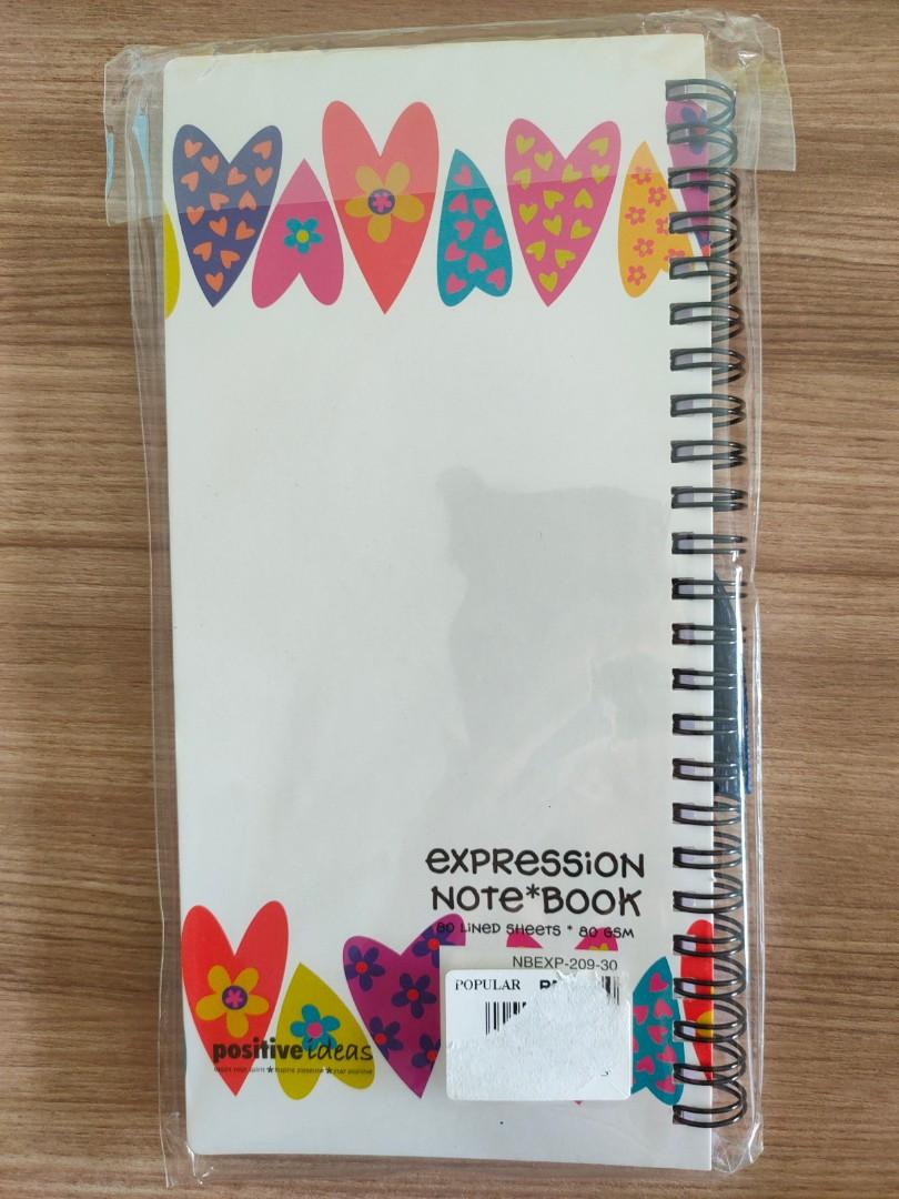 Expression notebook + bookmark, Hobbies & Toys, Stationery & Craft ...