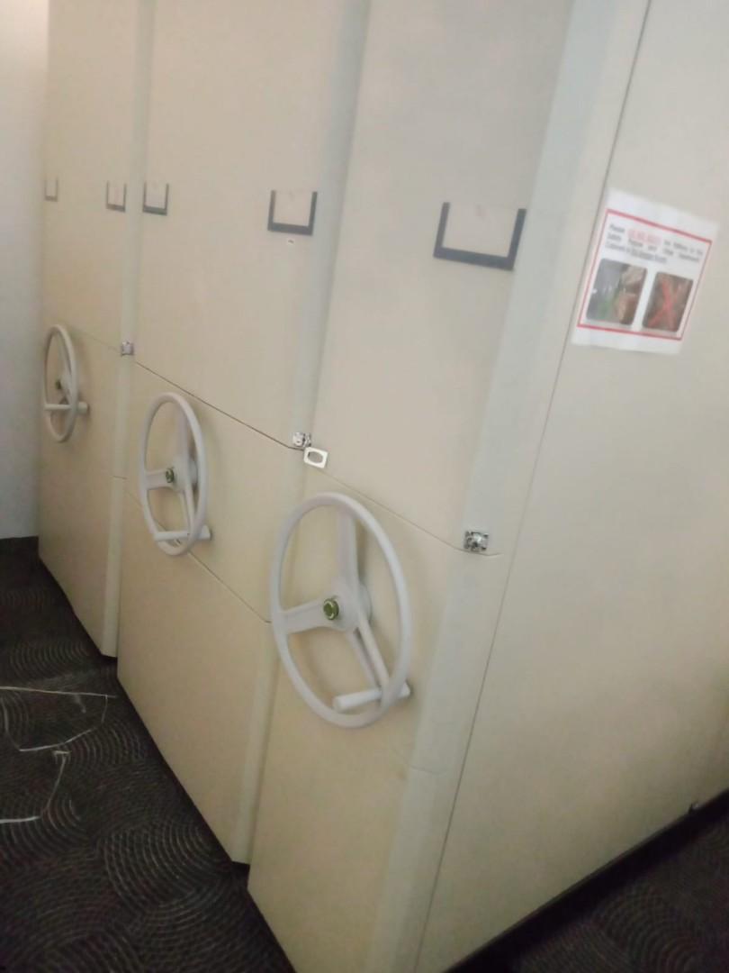 File compactus, mobile filing system used heavy duty storage sysyem ...