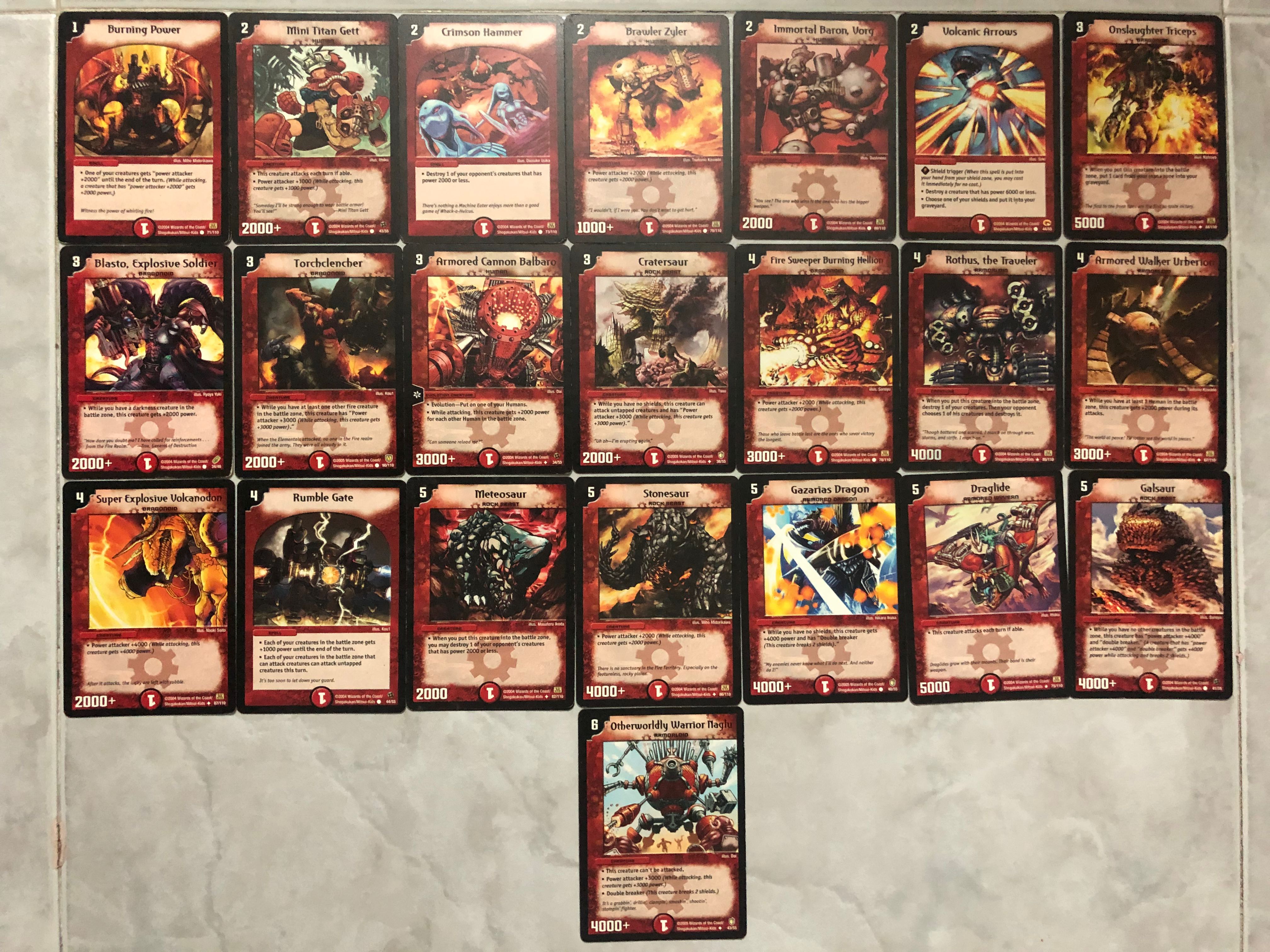 Fire Civilisation - Duel Masters, Hobbies & Toys, Toys & Games on Carousell
