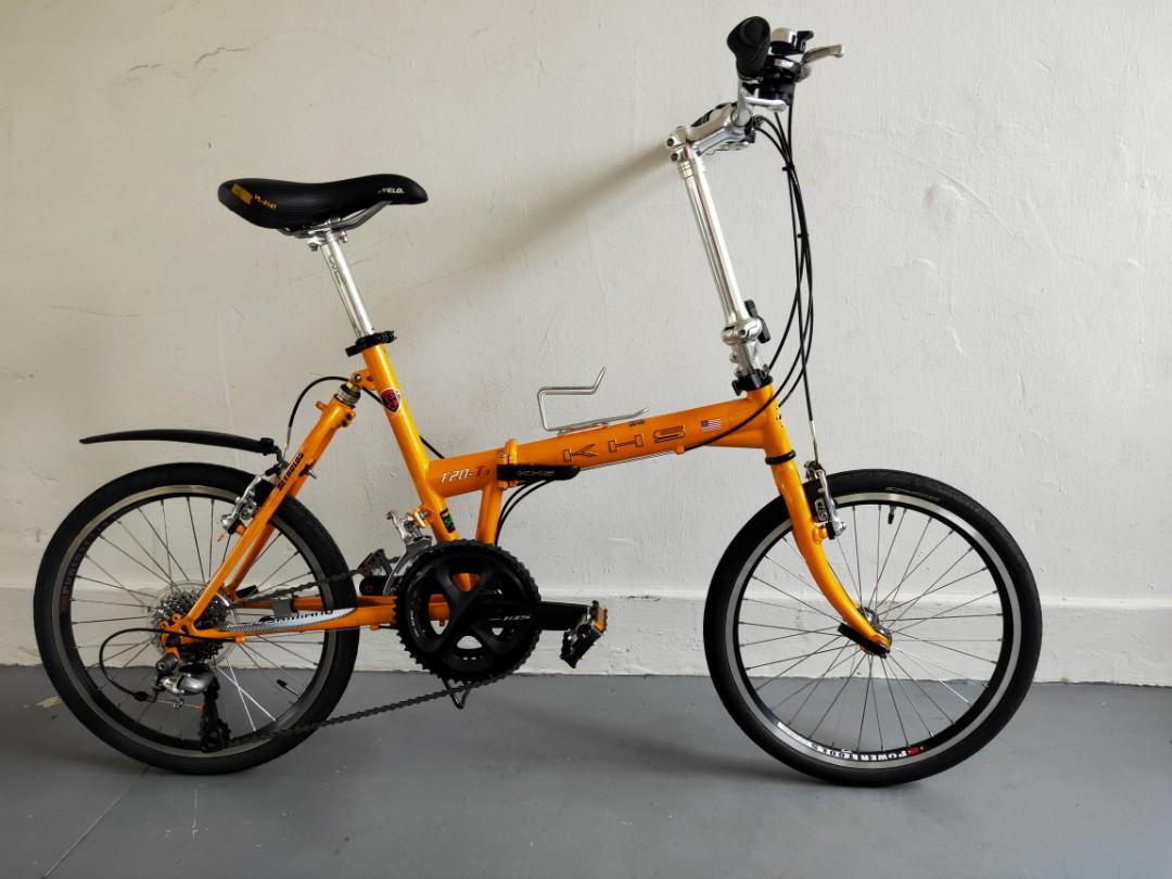 Folding Bike KHS F20-T3F, Sports Equipment, Bicycles & Parts, Bicycles on Carousell