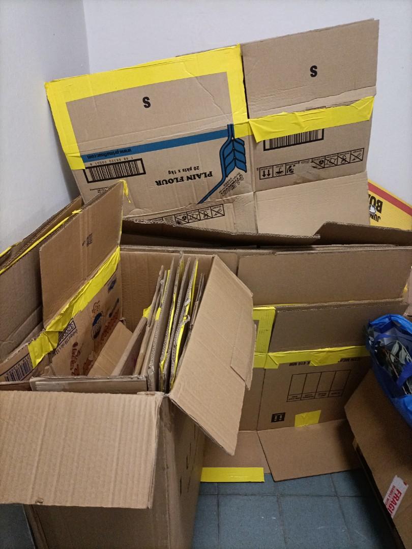 Free used cartons, Free Items on Carousell