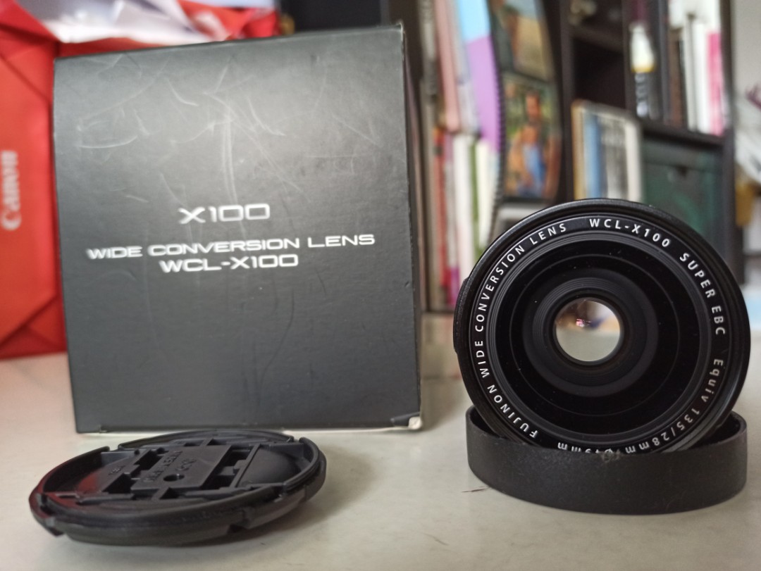 Fujifilm wcl conversion lens for X100, Photography, Lens & Kits on Carousell