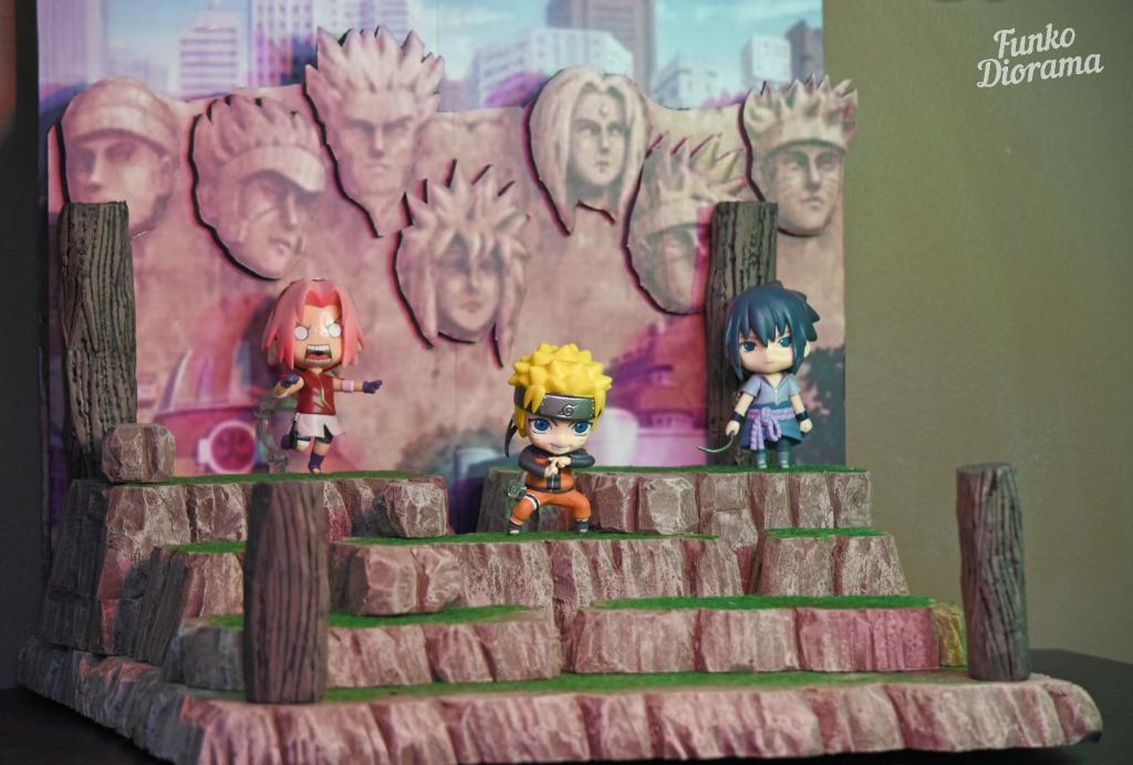 Funko Diorama Custom Series - Naruto Hokage Mountain, Hobbies & Toys ...