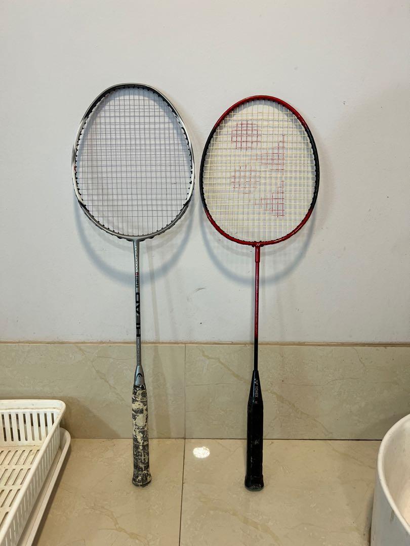 Head and Yonex Badminton Racket racquet rackets, Sports Equipment ...
