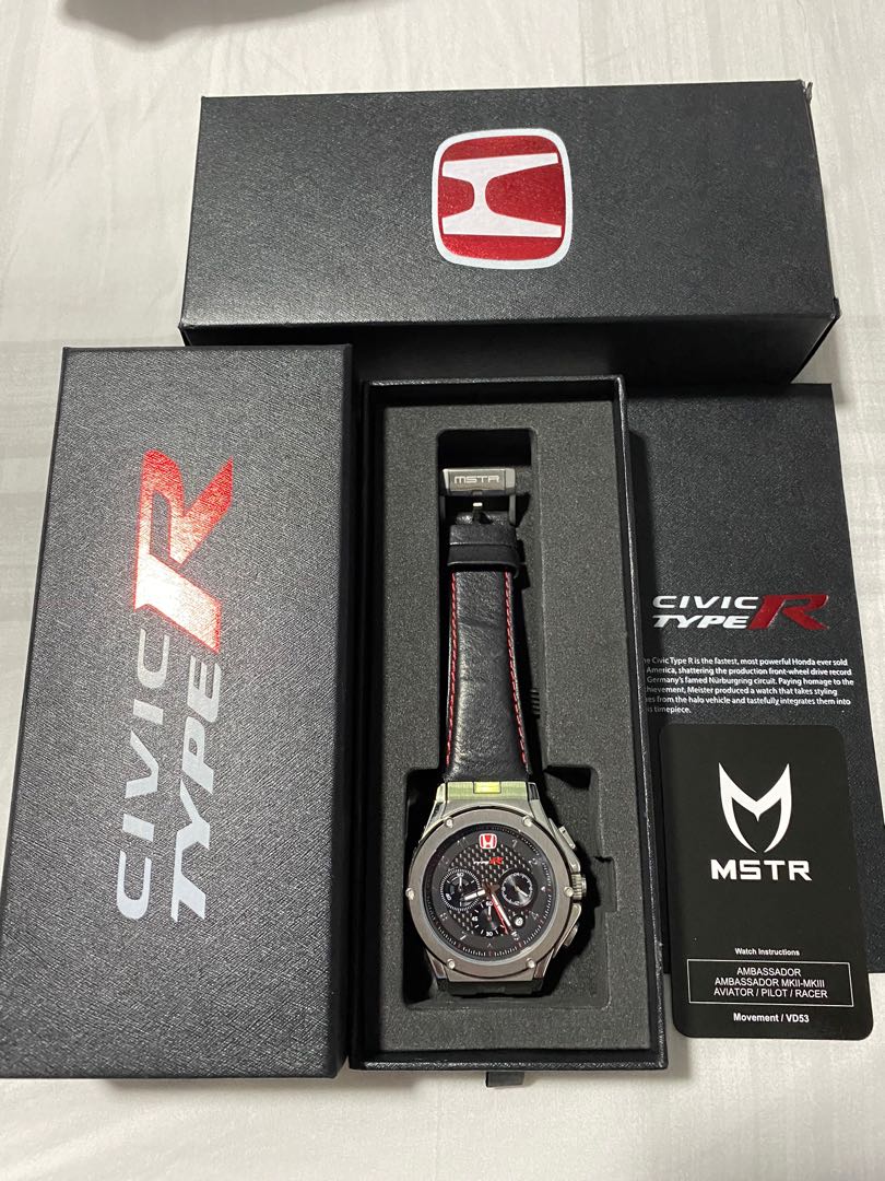 Honda Civic Type R official Meister watch, Men's Fashion, Watches ...