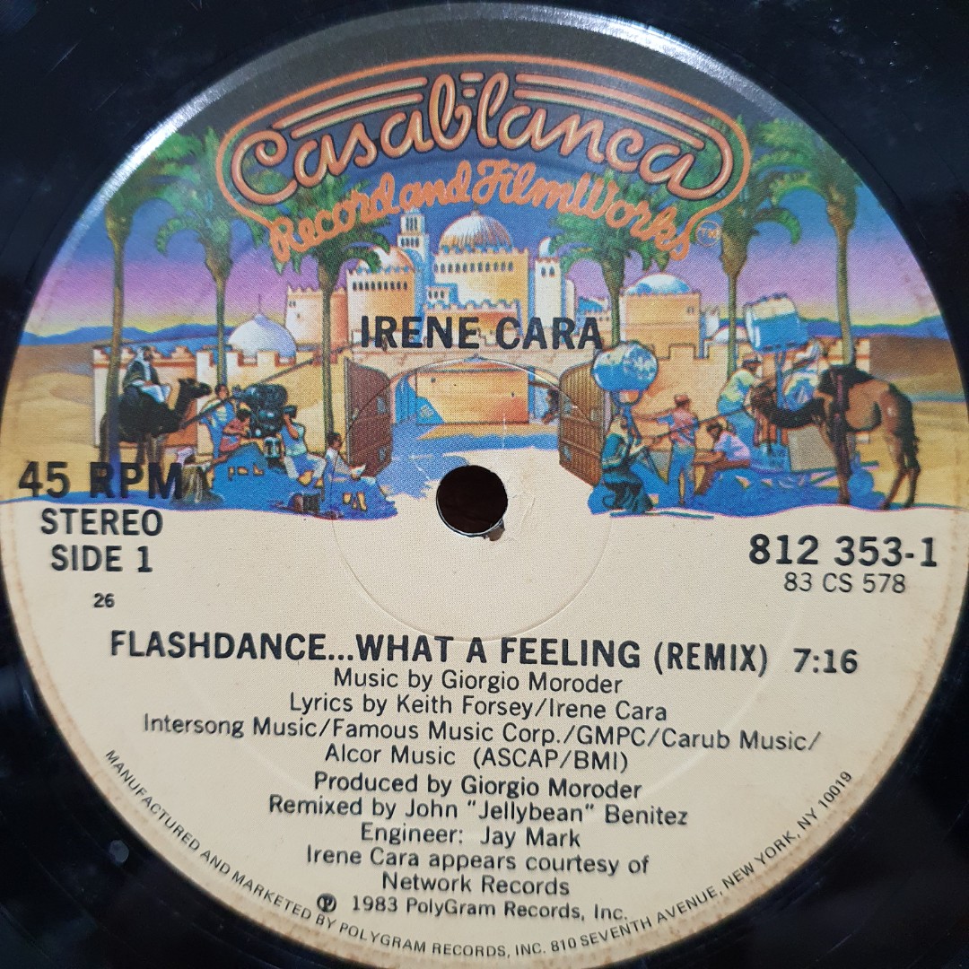 Reserved: Irene Cara - Flashdance..What A Feeling vinyl record LP, Hobbies & Toys, Music & Media ...