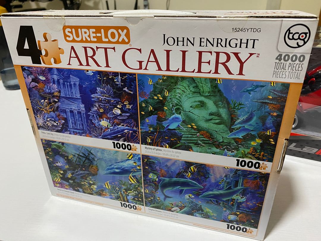 John Enright 4000 pieces puzzles, Hobbies & Toys, Toys & Games on Carousell