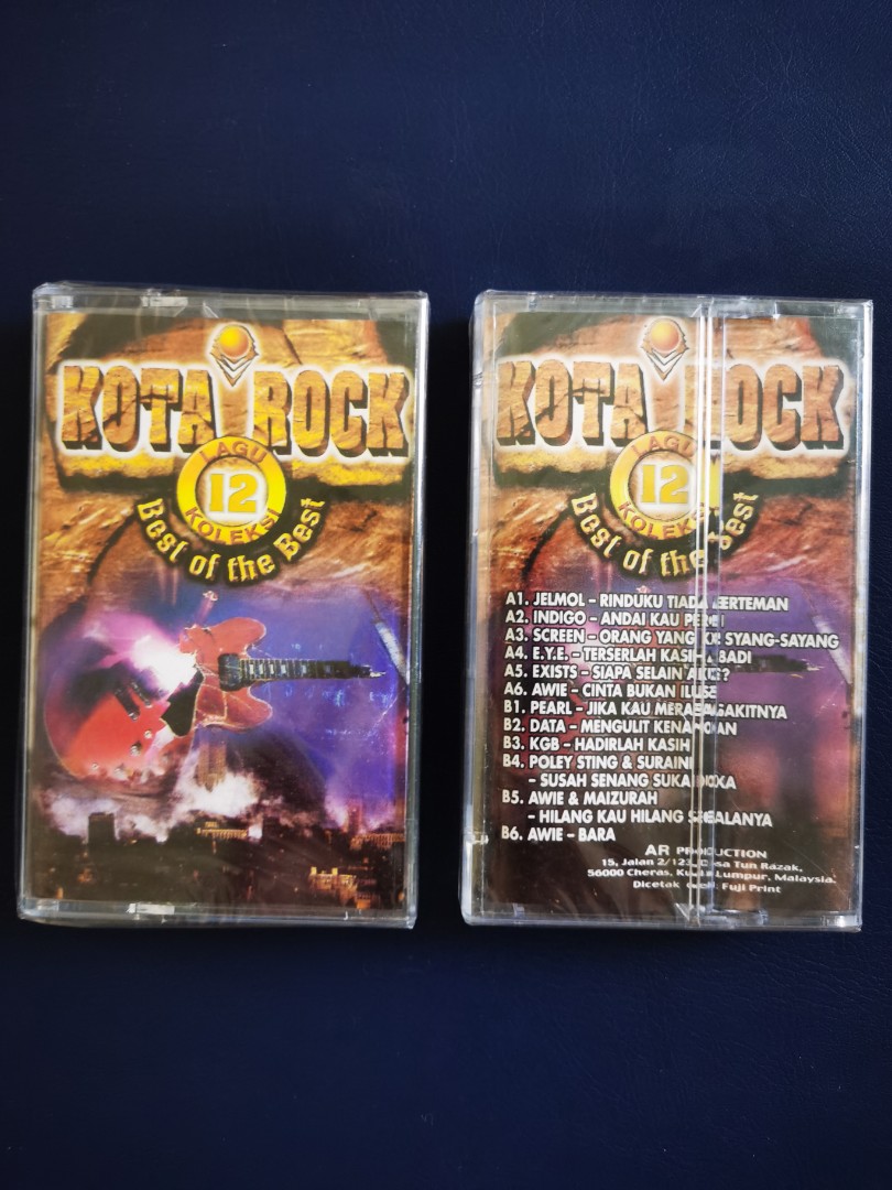 Kota Rock Best of the best Kaset/Cassette Tape Sealed, Hobbies & Toys ...