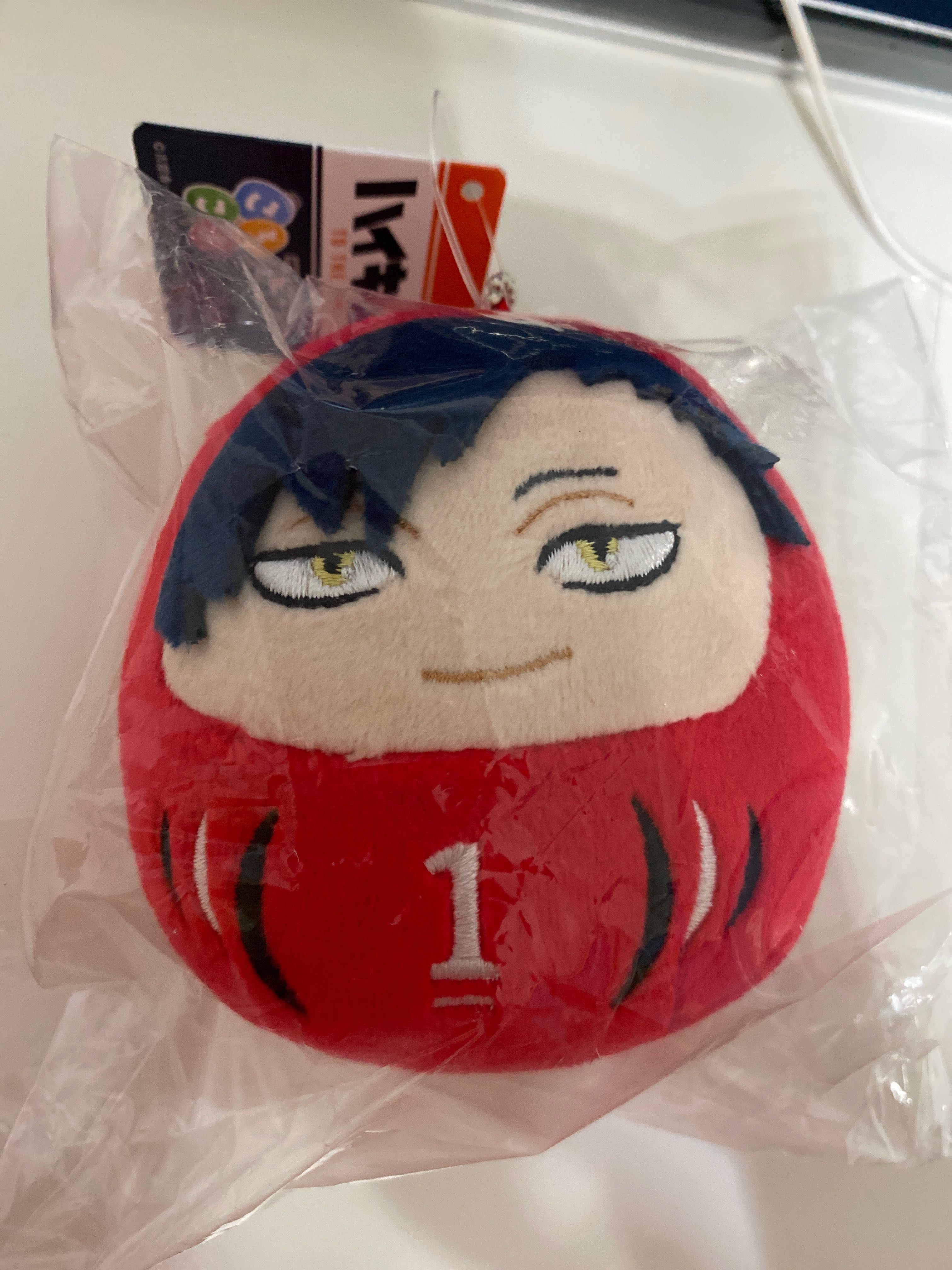 kuroo tetsurou daruma plush (haikyuu haikyu), Hobbies & Toys ...