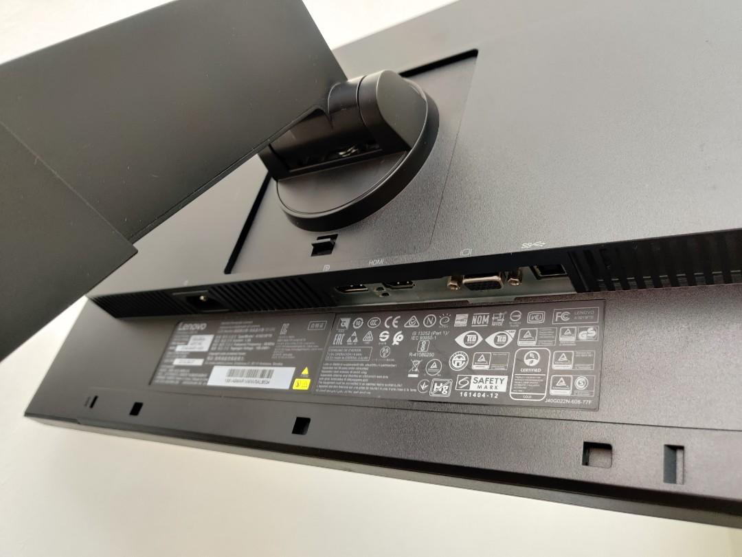 Lenovo Thinkvision T22i-10 IPS Panel Monitor, Computers & Tech, Parts ...