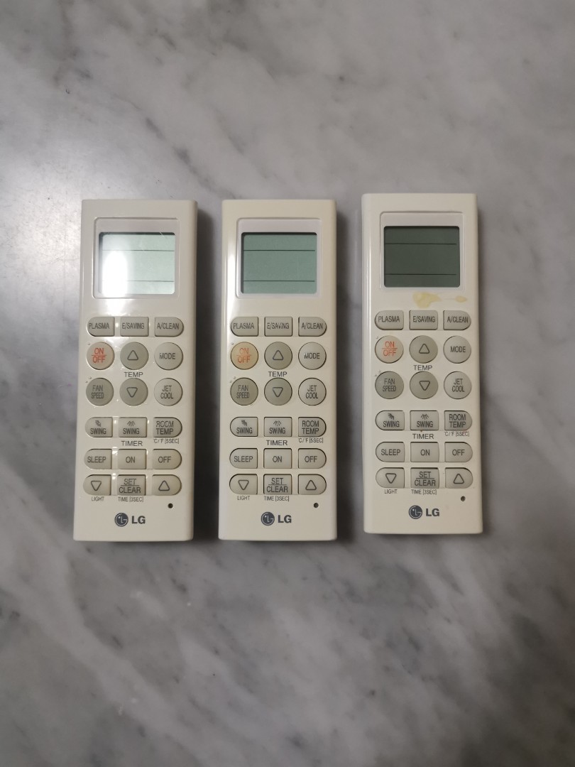LG Aircon Remote Control AKB73215510, TV & Home Appliances, Air ...