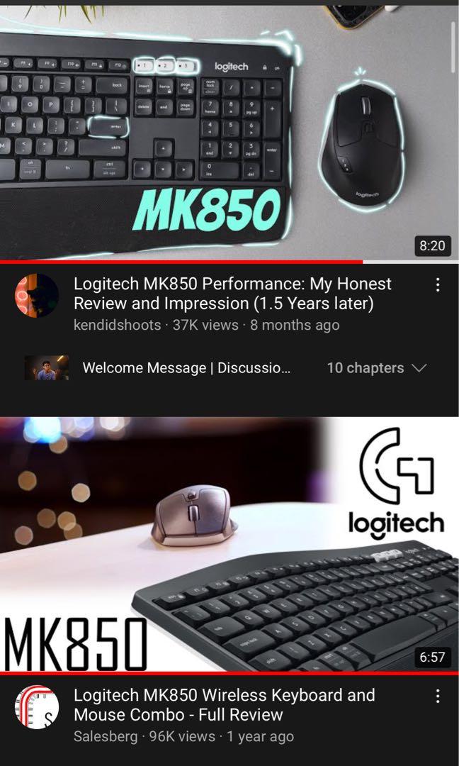 Logitech K850 Wireless Keyboard, Computers & Tech, Parts & Accessories, Computer Keyboard on ...