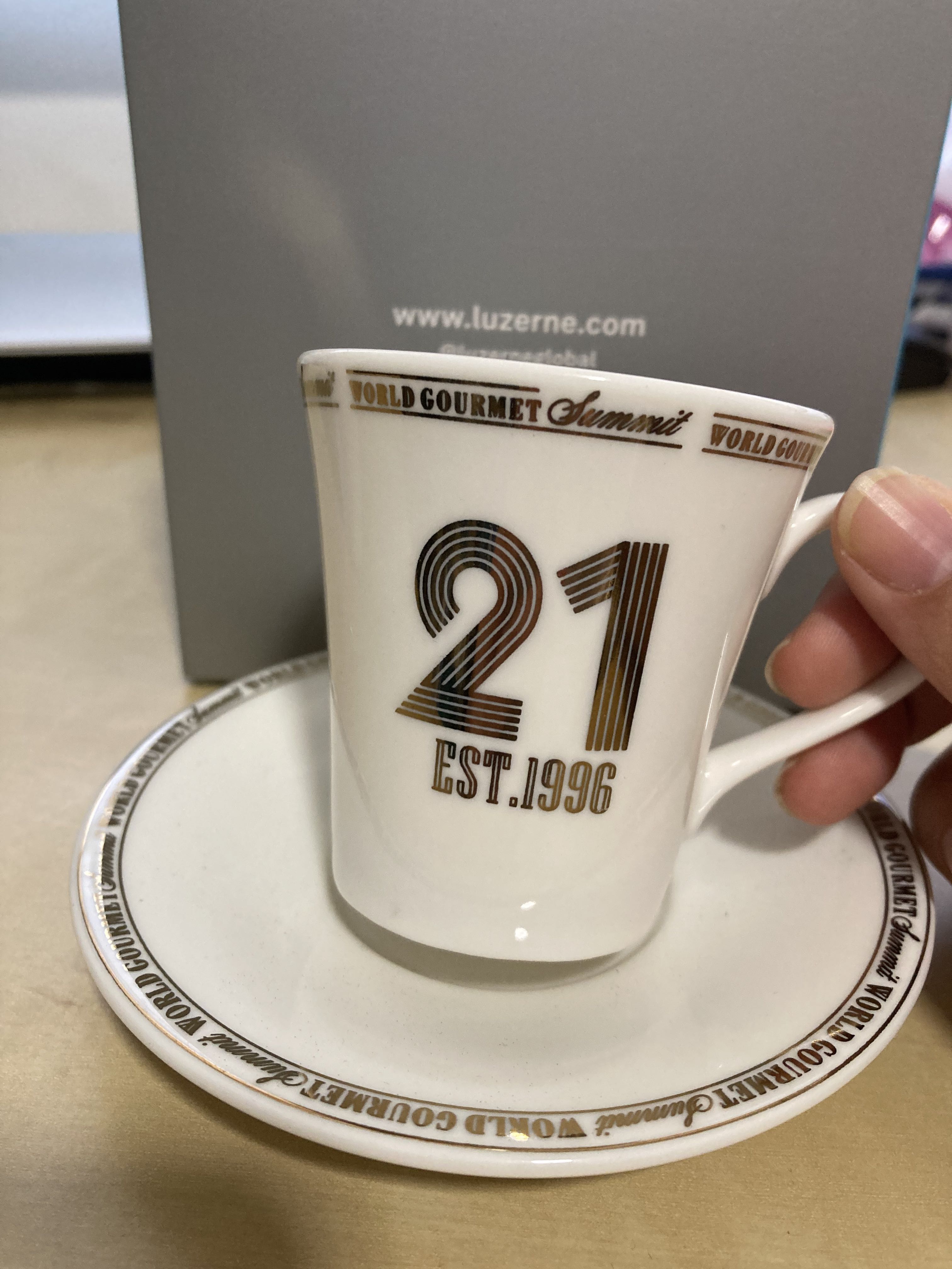 Luzerne Espresso Cup and Saucer set, Furniture & Home Living ...