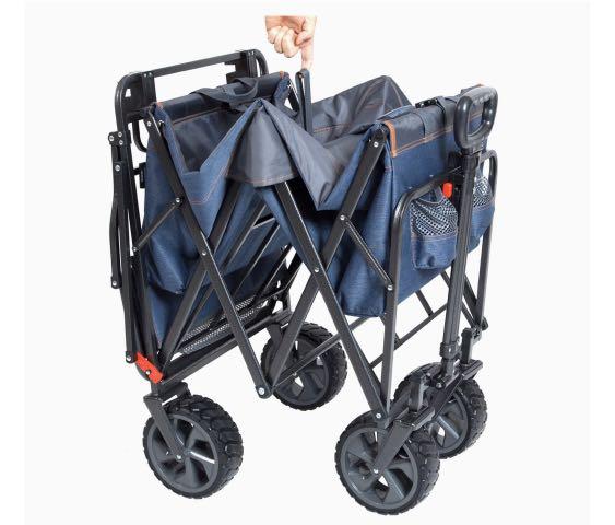 Stroller Wagon Trolley Cart Heavy Duty Push Pull Camping Outdoor ...