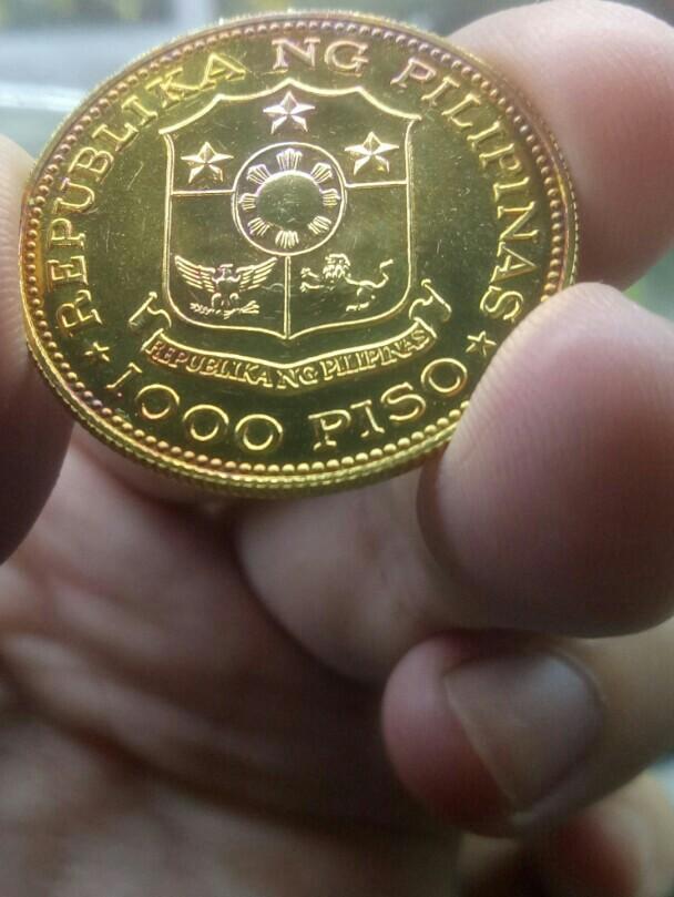 MARCOS GOLD COINS 1000, Hobbies & Toys, Memorabilia & Collectibles ...