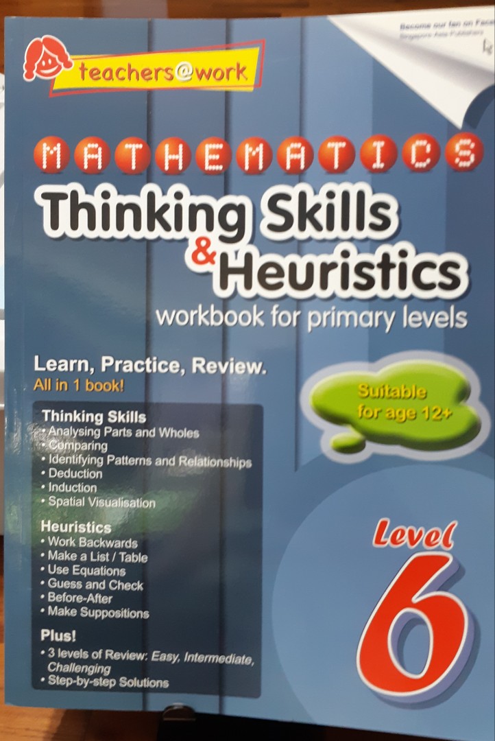 Mathematics Thinking Skills and Heuristics P6, Hobbies & Toys, Books ...