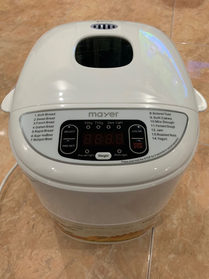 Mayer Bread Maker, TV & Home Appliances, Kitchen Appliances ...