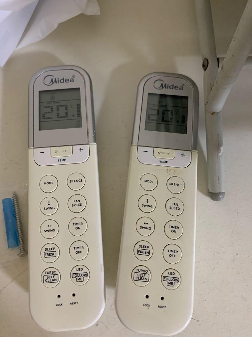 Midea Aircon Remote Control, TV & Home Appliances, Other Home ...