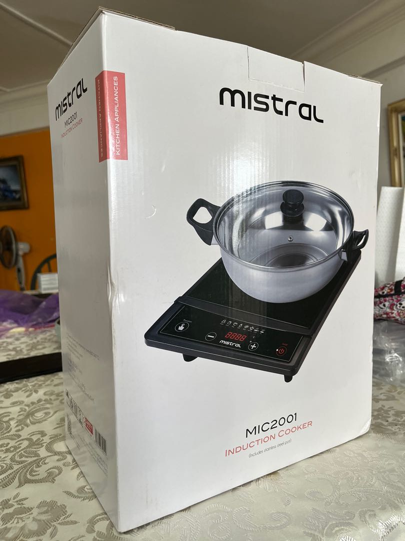 Mistral Induction cooker MIC2001, TV & Home Appliances, Kitchen ...