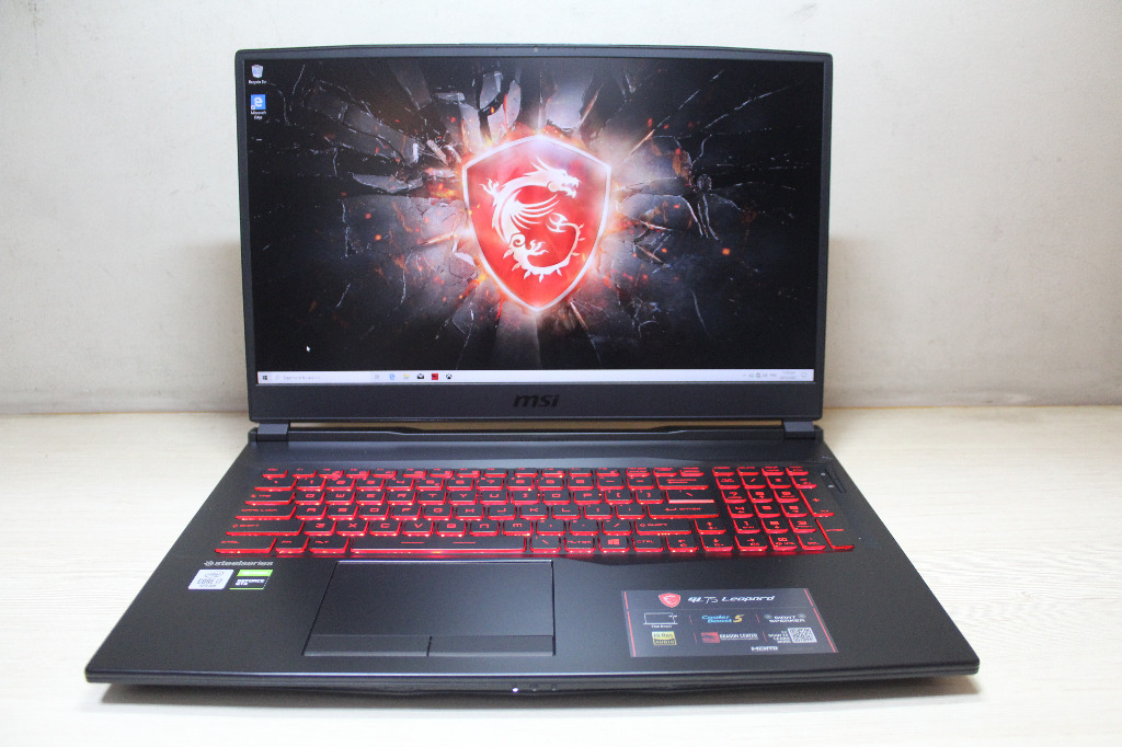 Msi GL75 Leopard 17.3inch 144Hz i7-10750H 16gb nvidia Gtx1660Ti ...
