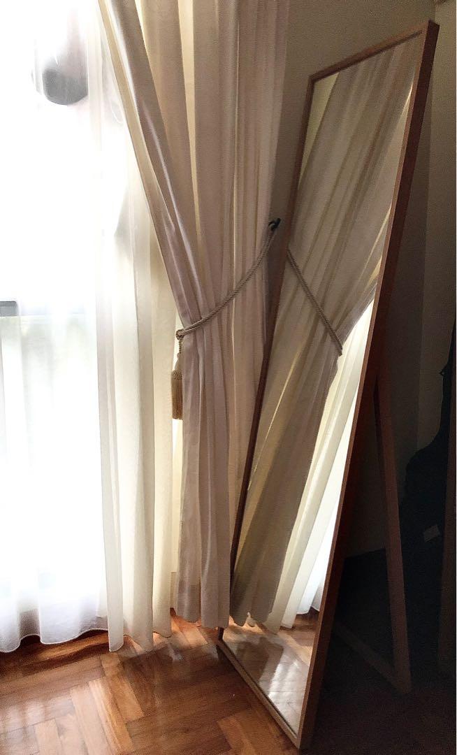 Muji standing mirror, Furniture & Home Living, Home Decor, Mirrors on ...