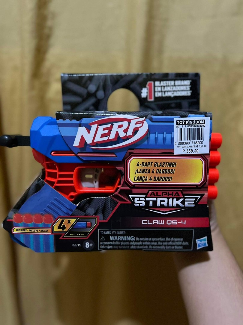 Nerf Claw QS-4, Hobbies & Toys, Toys & Games on Carousell