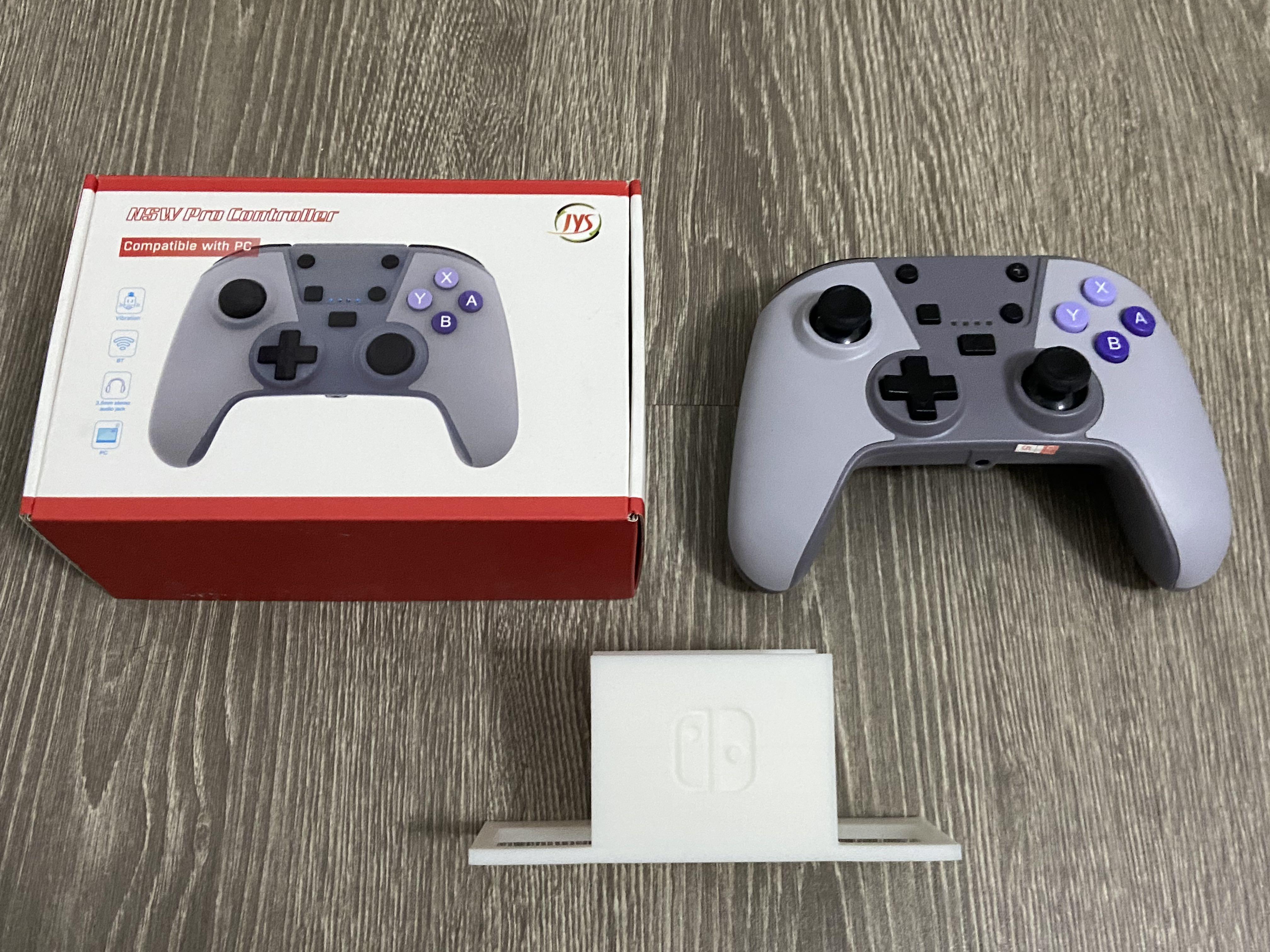 Nintendo Switch Wireless Controller SNES Edition w/ stand // PC ...