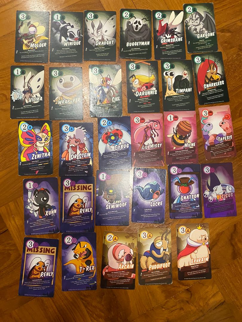 NLB book bug 2 cards (TRADE and SELL), Hobbies & Toys, Toys & Games on ...