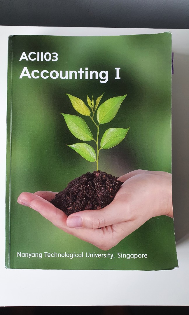 NTU Accounting 1 (ACC1) AC1103 Textbook, Hobbies & Toys, Books ...