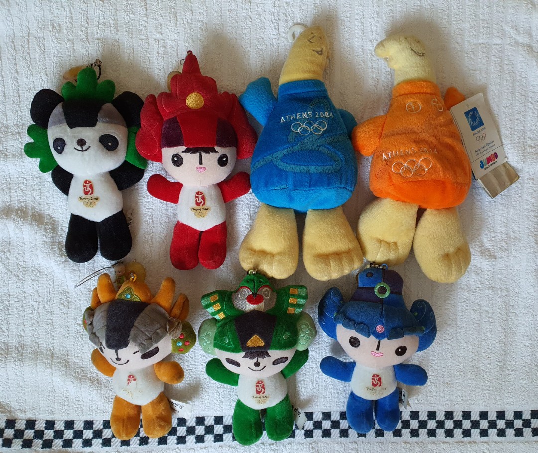 Olympics 2008 (Beijing) mascots (stuff toy), Hobbies & Toys ...