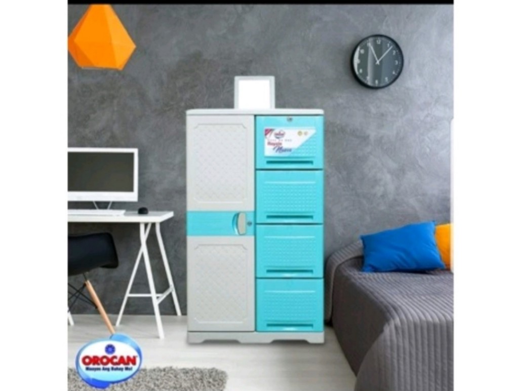 Orocan Royale Nuovo Closet and Drawer with Key (6888), Furniture & Home ...