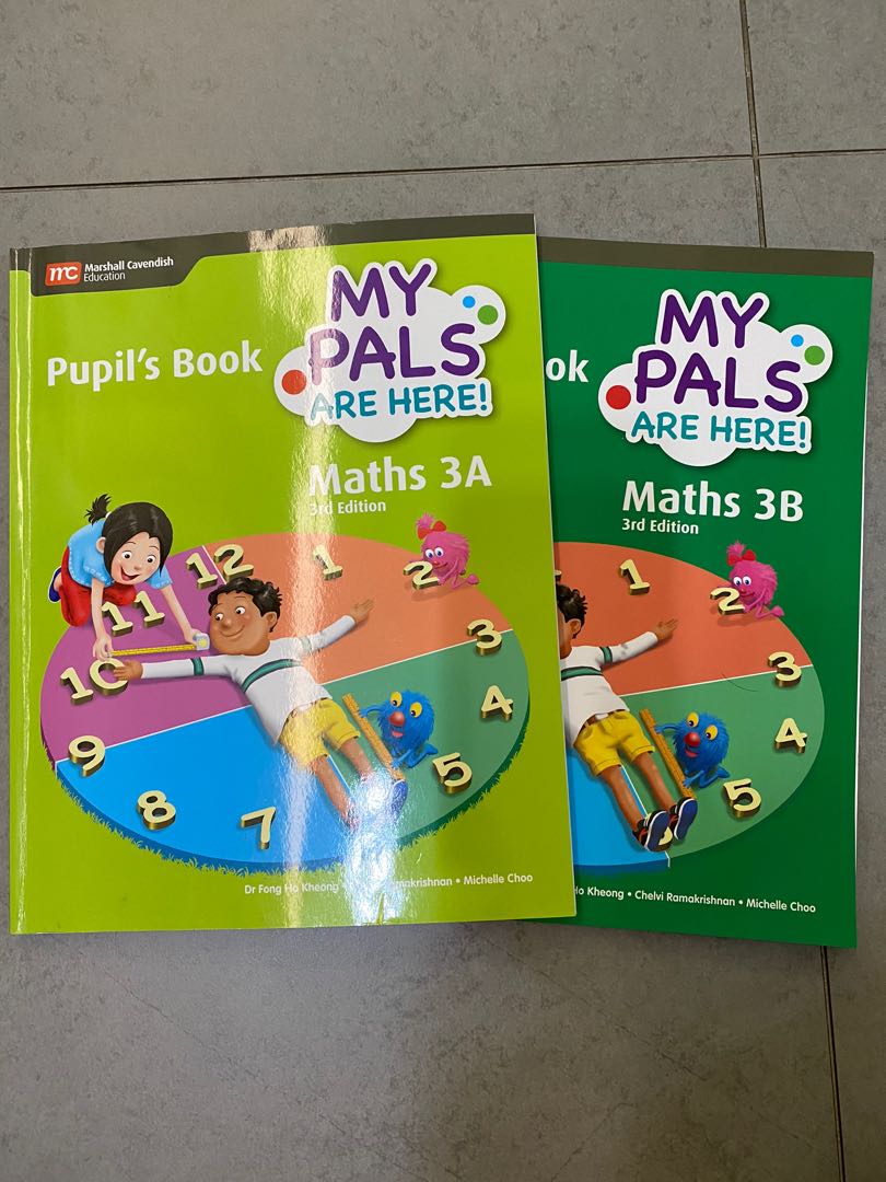 P3 My Pals are Here maths textbooks (set of 2), Hobbies & Toys, Books ...