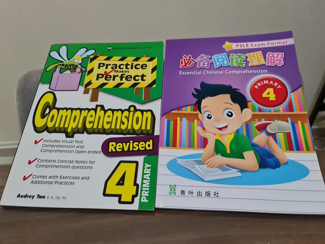 P4 English & Chinese comprehension, Hobbies & Toys, Books & Magazines ...